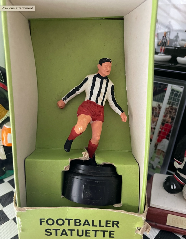 1960's GTFC subbuteo figure - GTFC Heritage