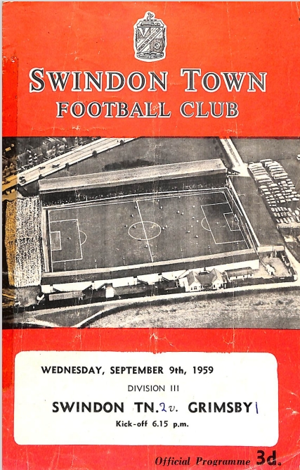Swindon v Town 1959 (59/60) - GTFC Heritage
